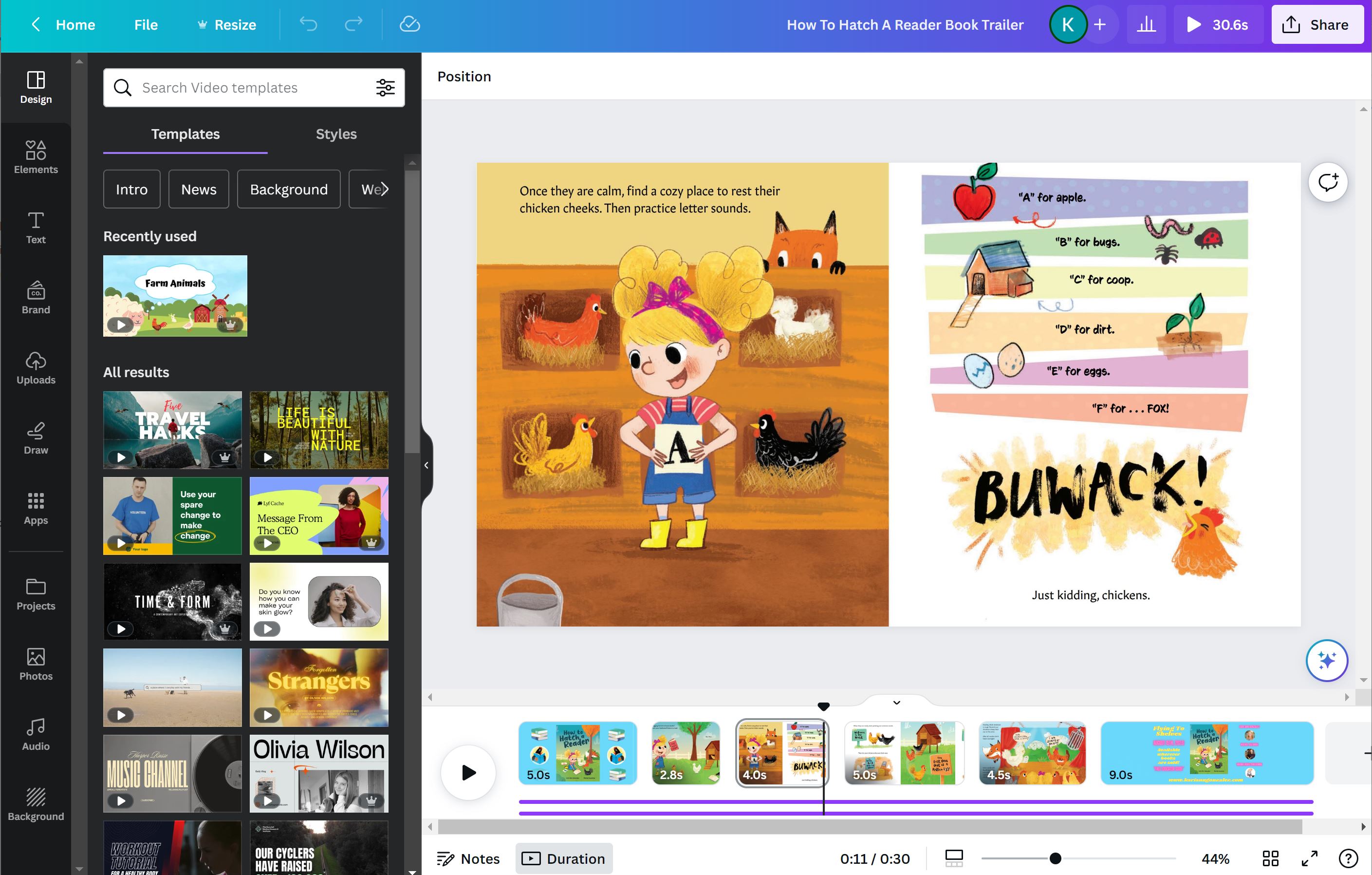 Behind the Scenes: “Creating a Book Trailer with Canva” by Kari ...